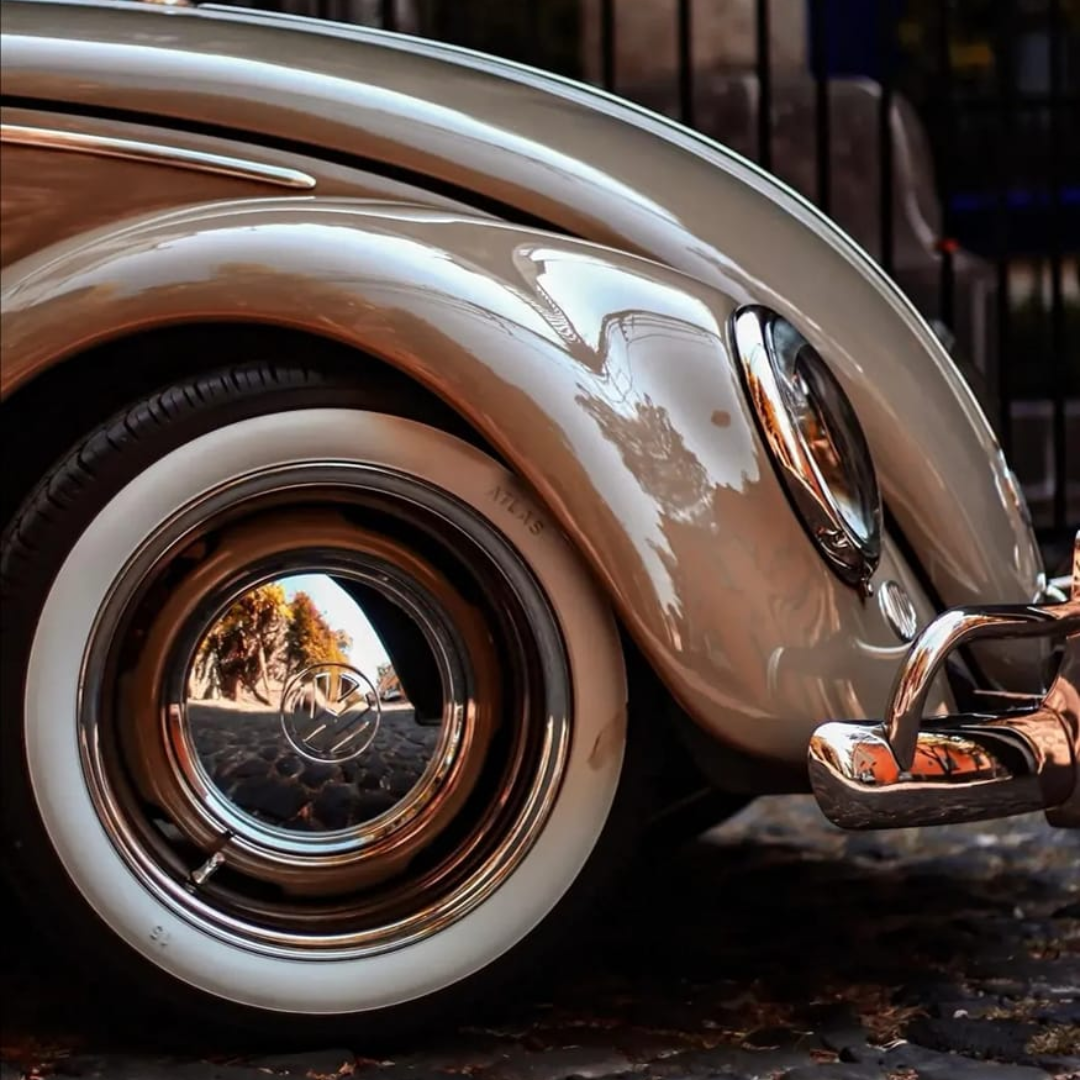 Restomod White Wall Inserts: A Classic Touch for Modern Rides