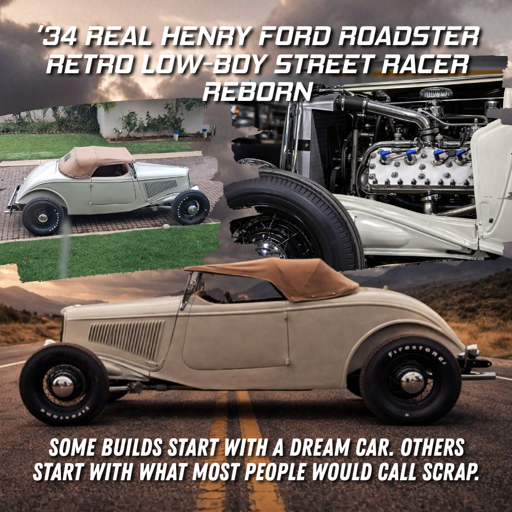 ’34 Real Henry Ford Roadster – Retro Low-Boy Street Racer Reborn
